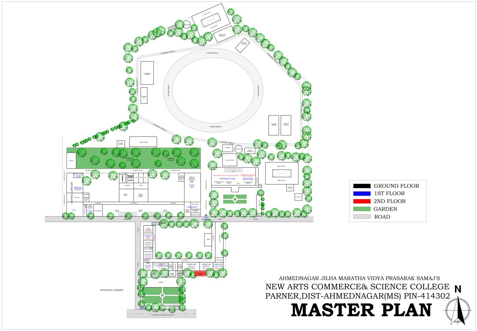 Infrastructure – New Arts, Commerce & Science College, Parner